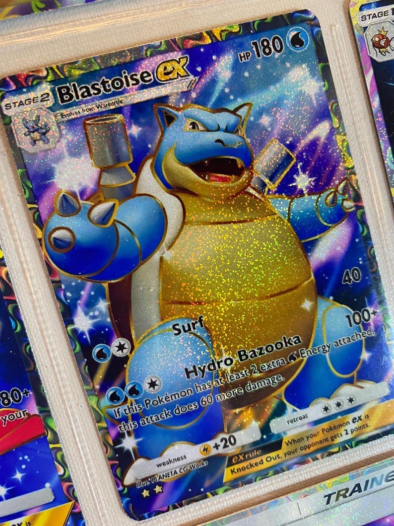 Blastoise Card Fan Art - Etsy