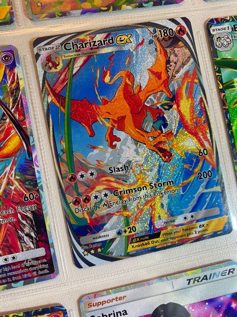 Charizard Card Fan Art - Etsy