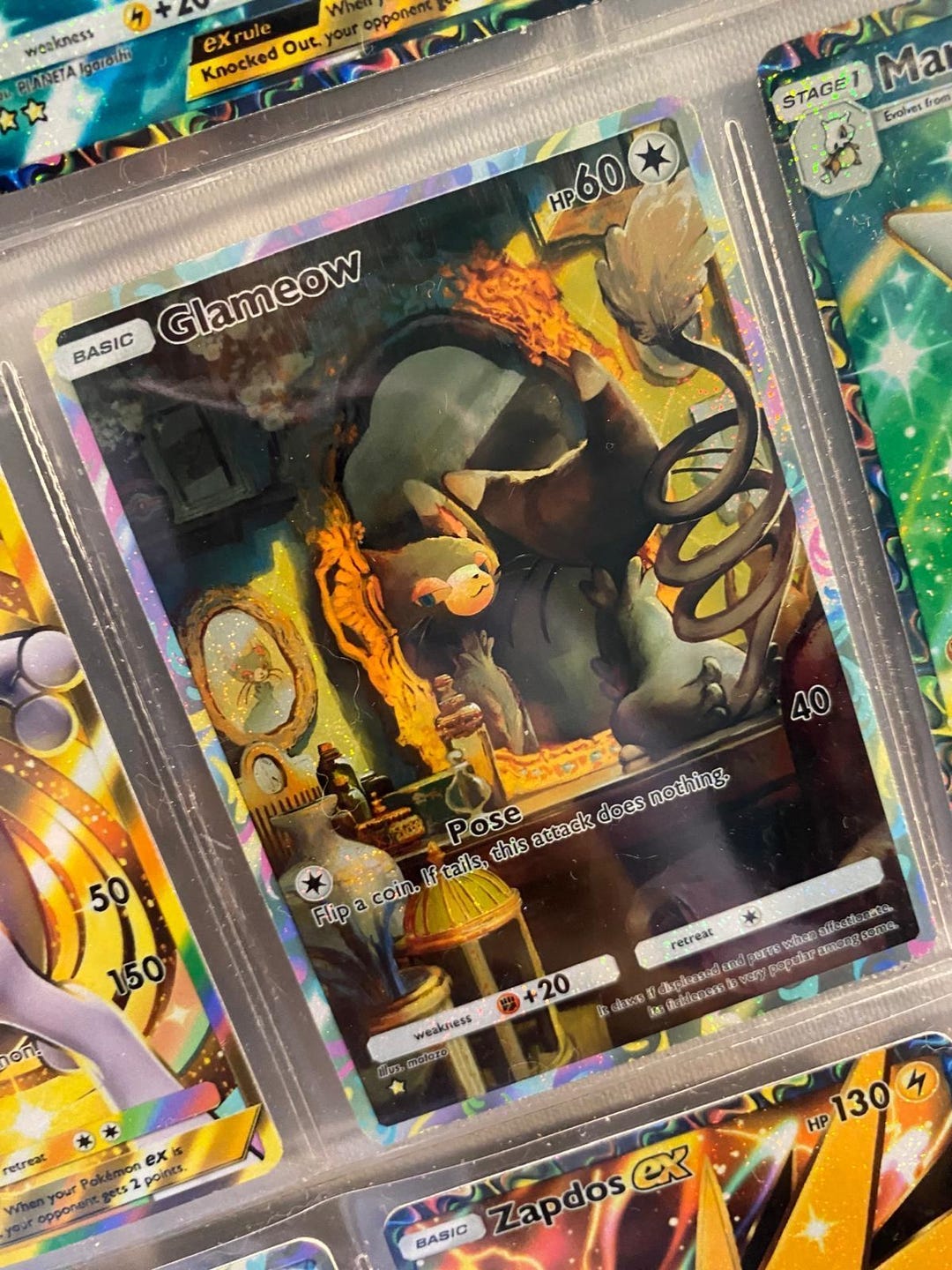 Glameow Card Fan Art - Etsy