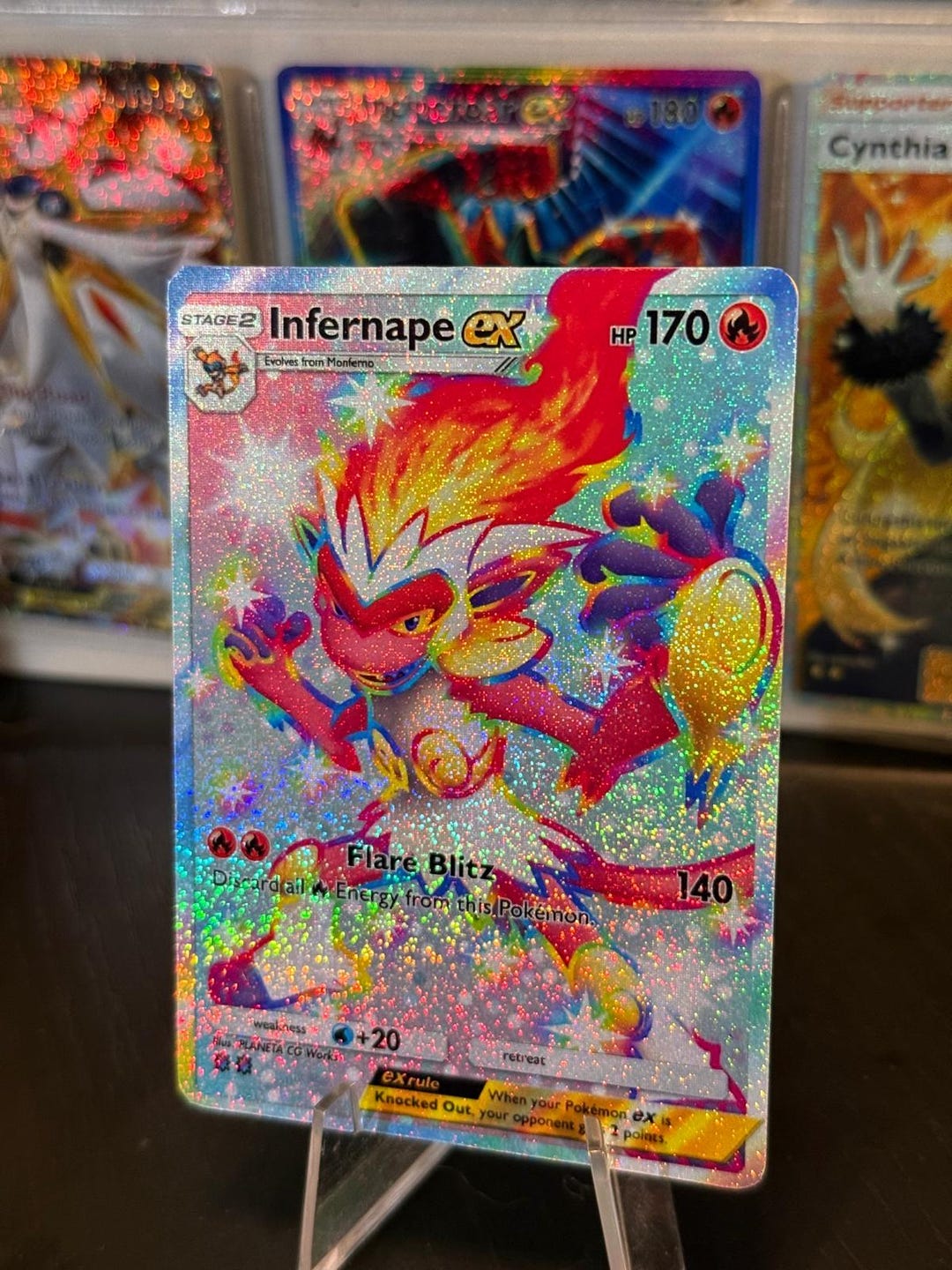 Infernape Card Fan Art - Etsy