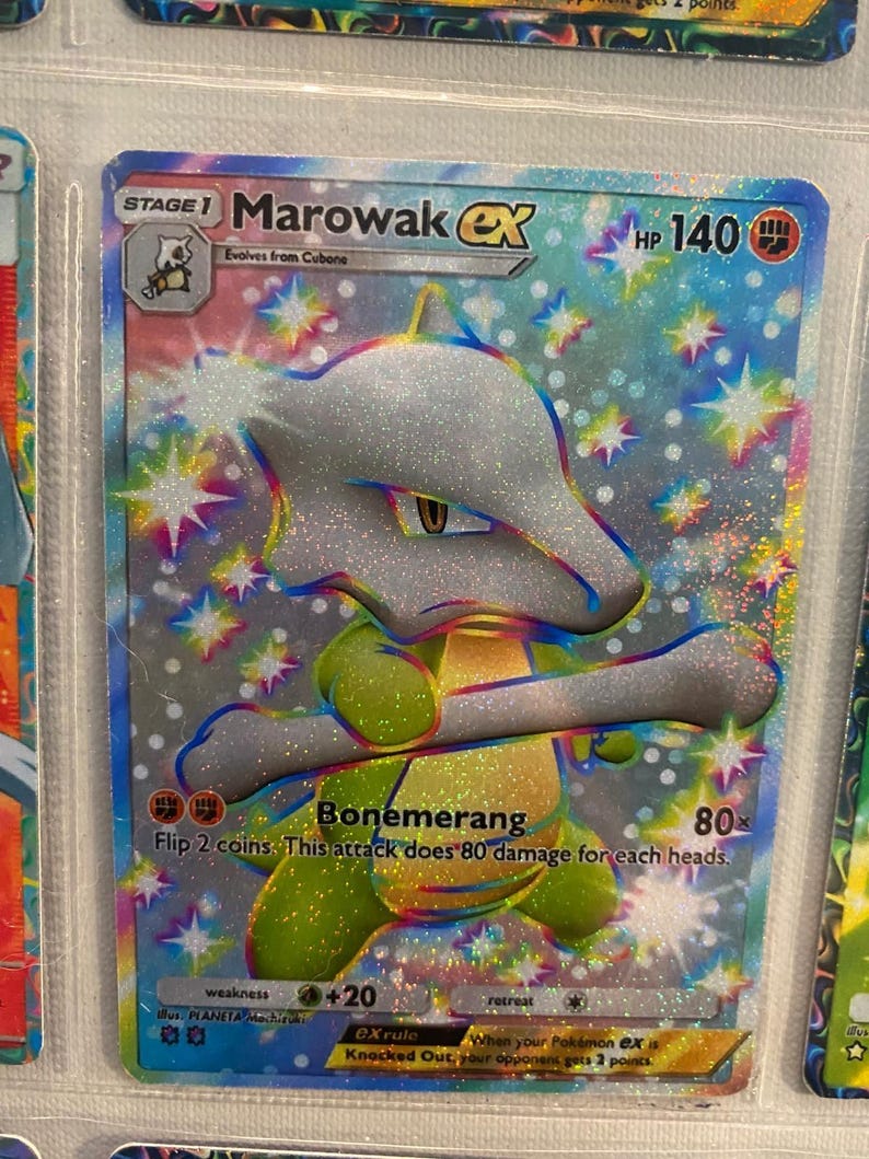 Marowak Card Fan Art - Etsy