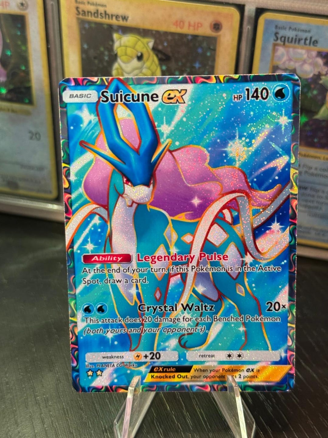 Suicune Ex Tcg High Quality Pokemon Card Custom Alternative Full Art ...