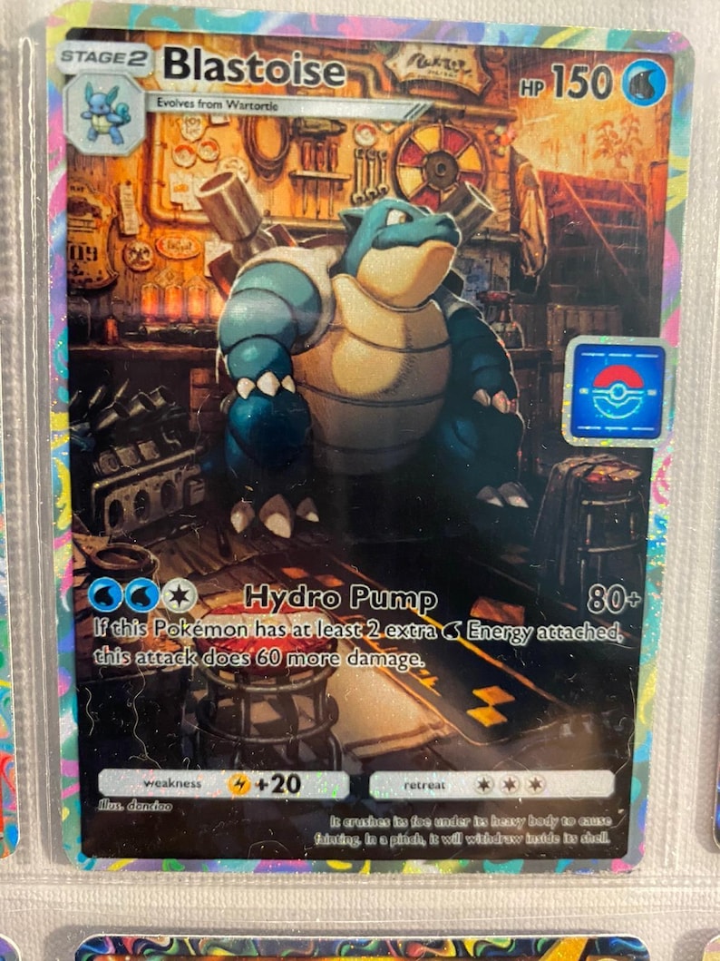 Blastoise Card Fan Art - Etsy