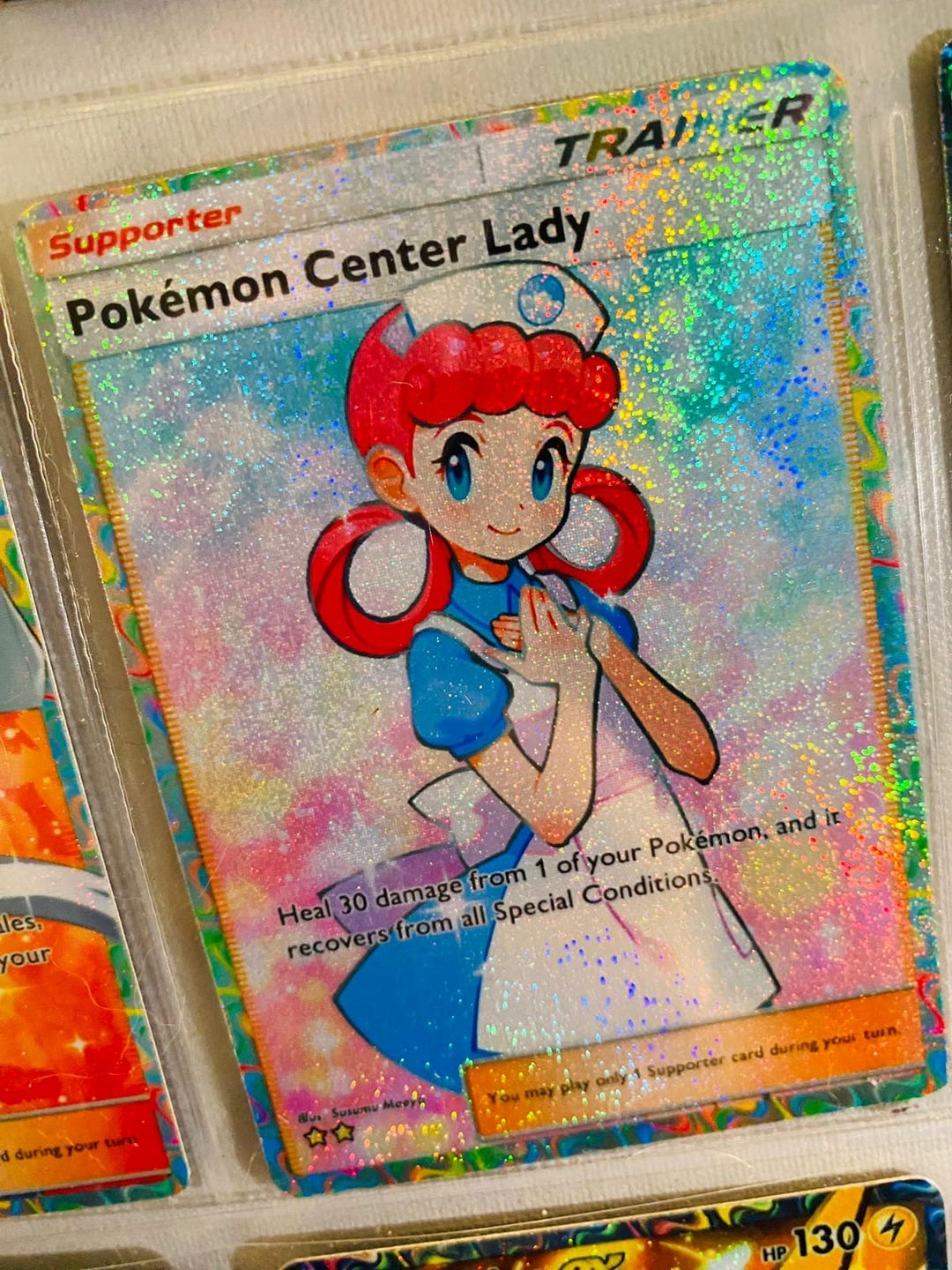 Center Lady Pokemon Card Fan Art - Etsy
