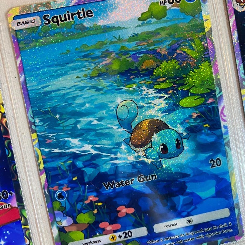 Squirtle Full Art Card - Etsy