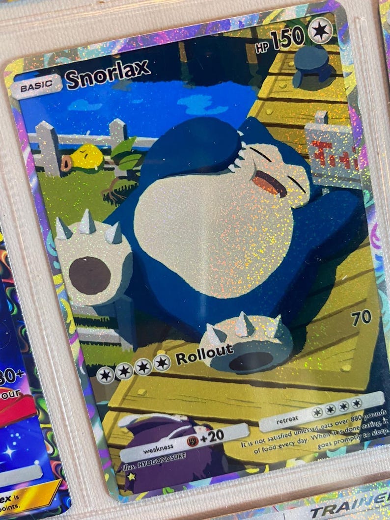 Snorlax Card Fan Art - Etsy