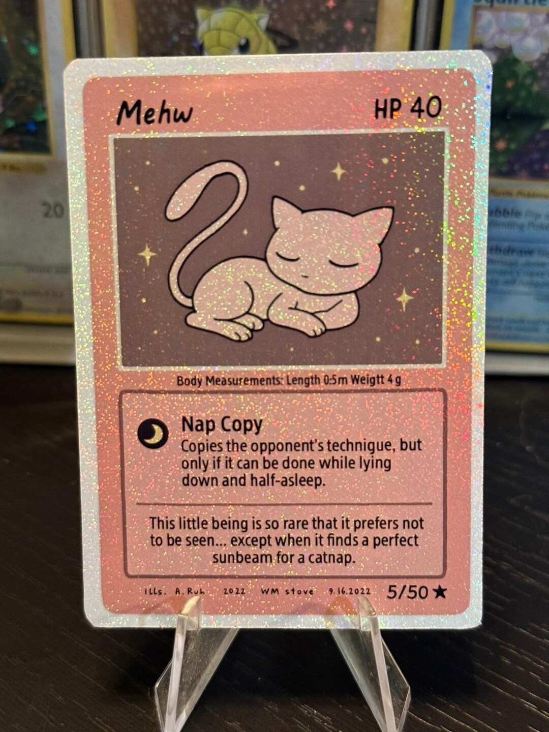 Mew Card Fan Art - Etsy