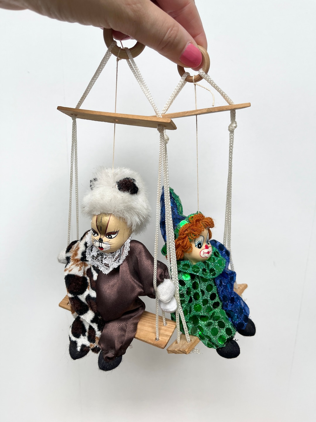 Clowns on Swing | Cheetah | Feline Clown | Sassy Girl Clown Vintage ...