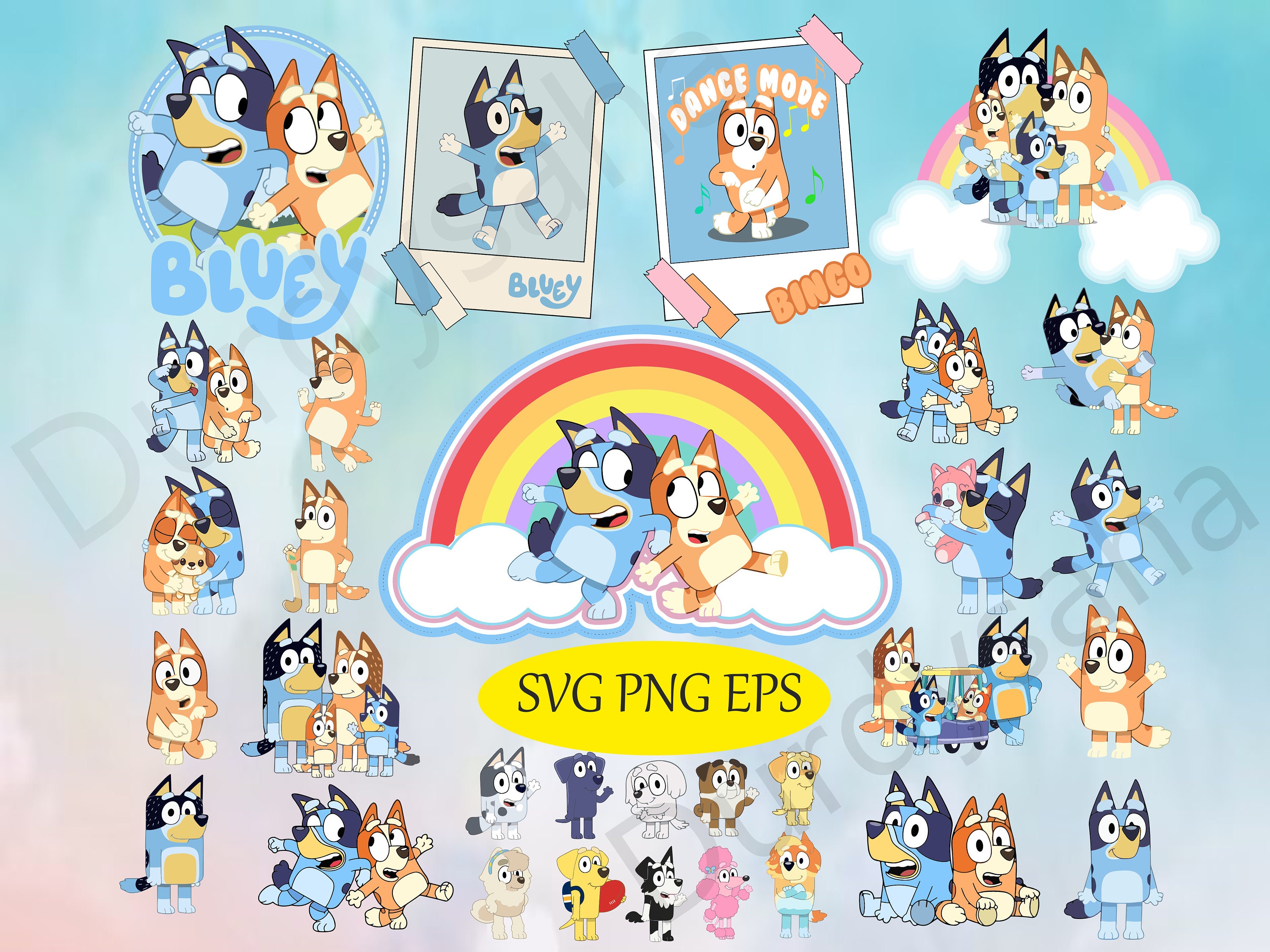 Bluey Bingo Png - Canada