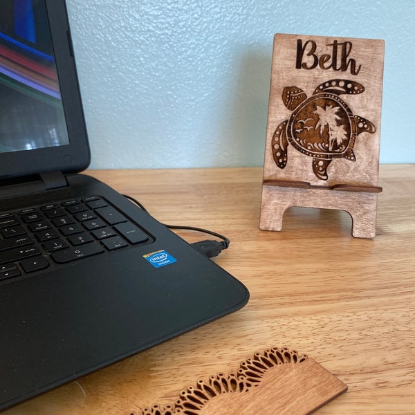 Sea Turtle Phone Stand - Etsy