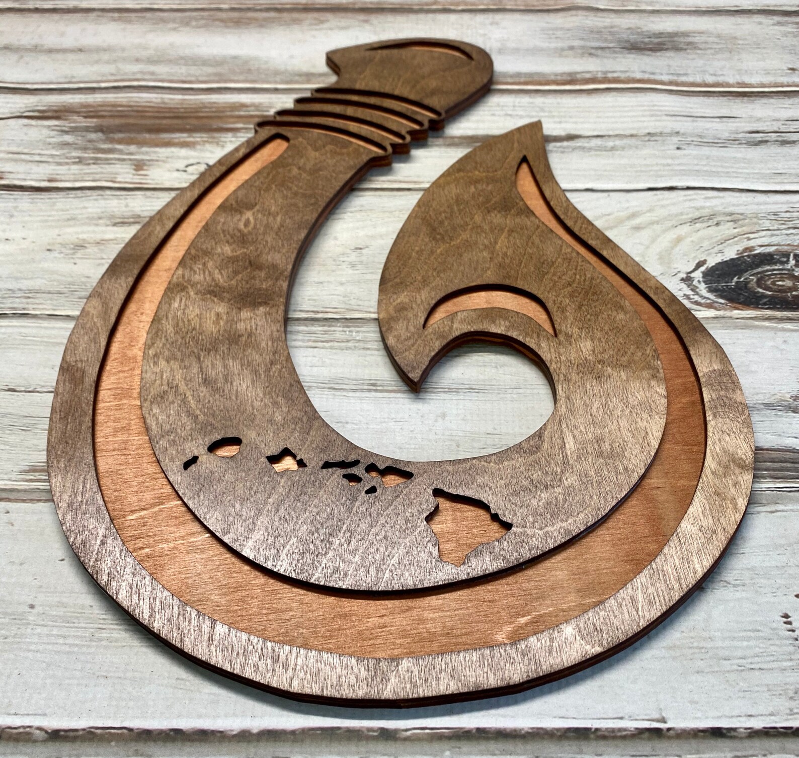 Hawaiian Islands Makau Fish Hook Wall Decor - Etsy