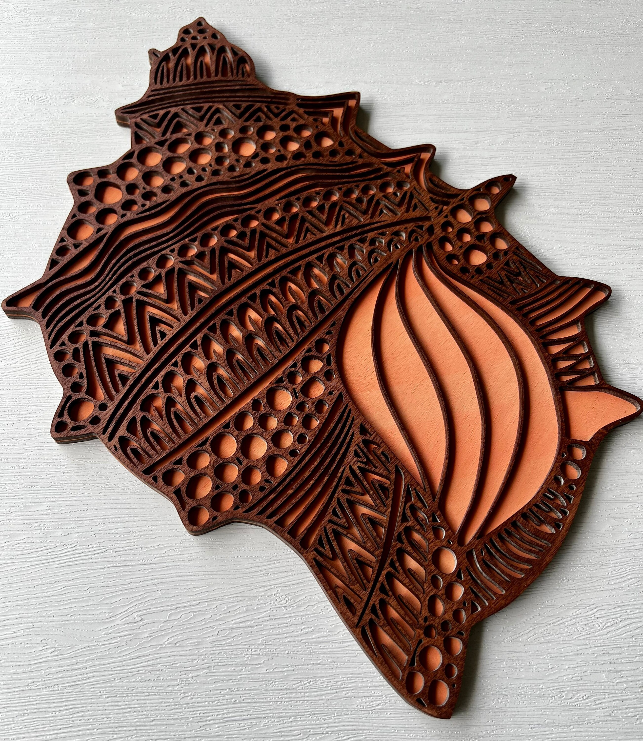 Conch Shell Wall Art. Beach House Decor. Seashell Decor. | Etsy