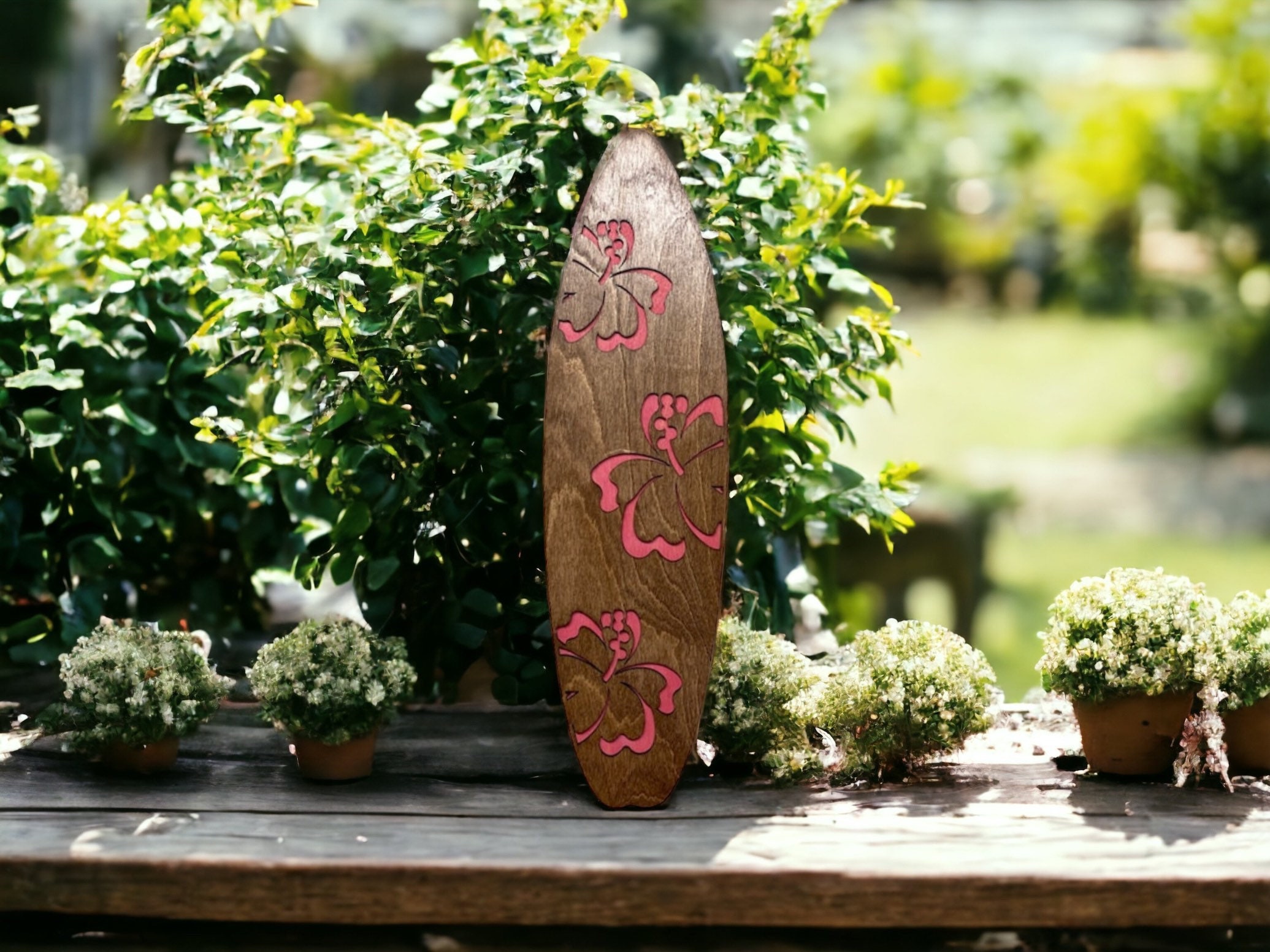 Surfboard Flower Designs