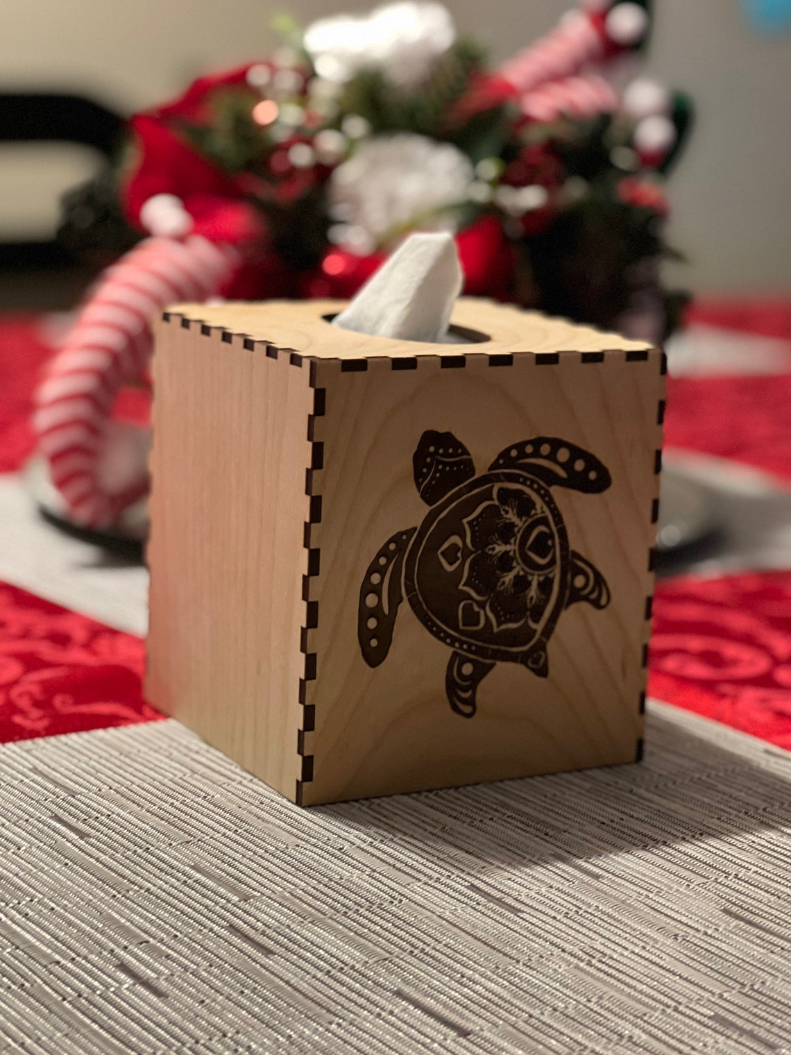 Personalized Sea Turtle Tissue Box Cover. Sea Turtle Tissue - Etsy