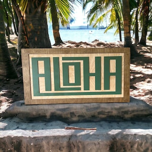 Aloha Wall Decor. Large Wall Decor. Hawaiian Decor. Two Sizes Available ...