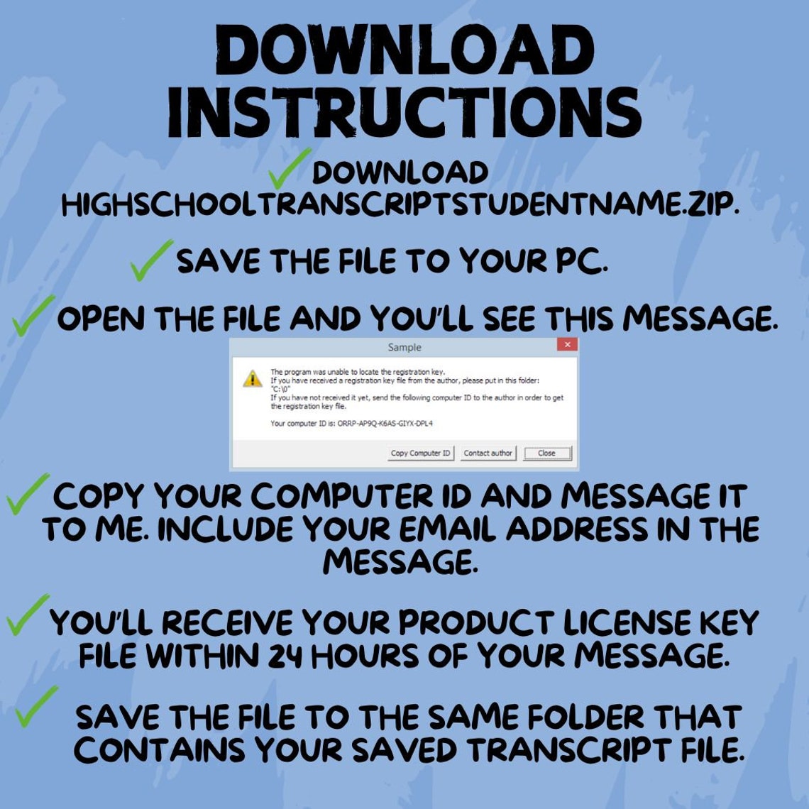 High School Transcript Template With GPA Calculator - Etsy