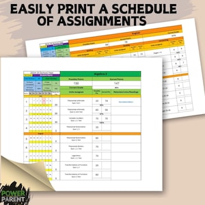 Homeschool Planner, Gradebook, Progress Report, Attendance Tracker, and ...