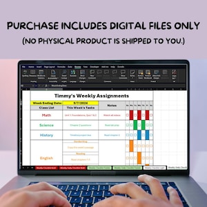 Checklist Template | Daily & Weekly Task Planner | Excel and Google ...