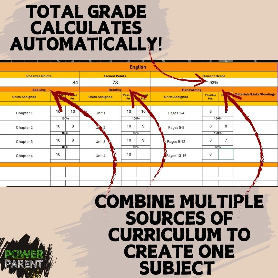 Homeschool Planner, Gradebook, Progress Report, Attendance Tracker, and ...