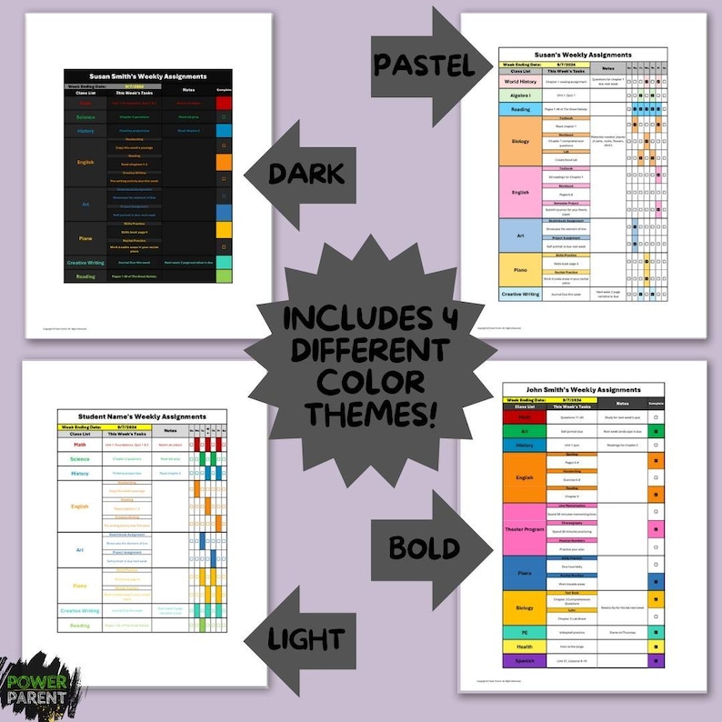 Checklist Template | Daily & Weekly Task Planner | Excel and Google ...
