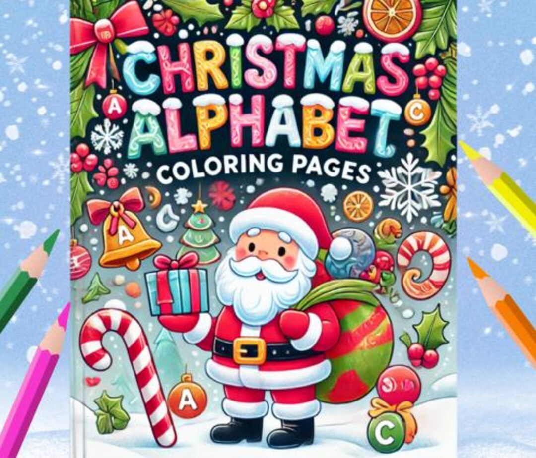 Christmas Alphabet Coloring Book| Christmas Coloring Activity| ABC ...