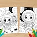 50 Kawaii Coloring Pages for Kids | Instant Download PDF | Fun & Cute ...