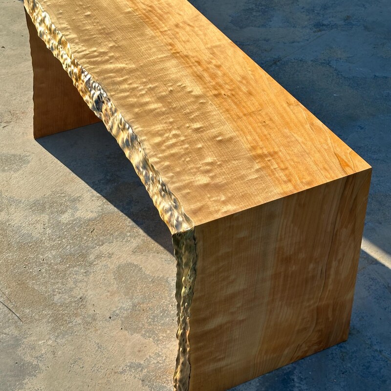 Live Edge Bench - Etsy