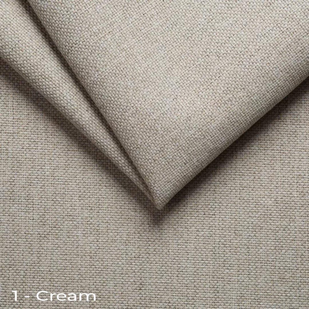 Cream Woven Polyester Fabric by the Yard – Linen-texture Material for ...