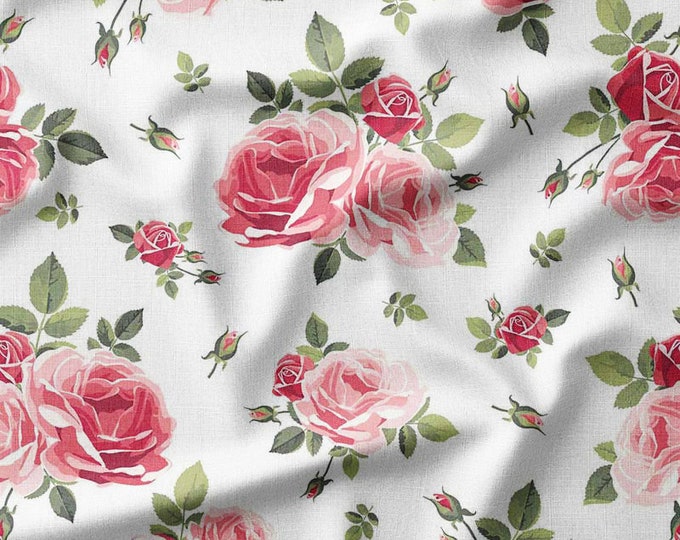 Nature Bohemian Green Leaves Pattern Fabric Secret Oasis vintage by ...