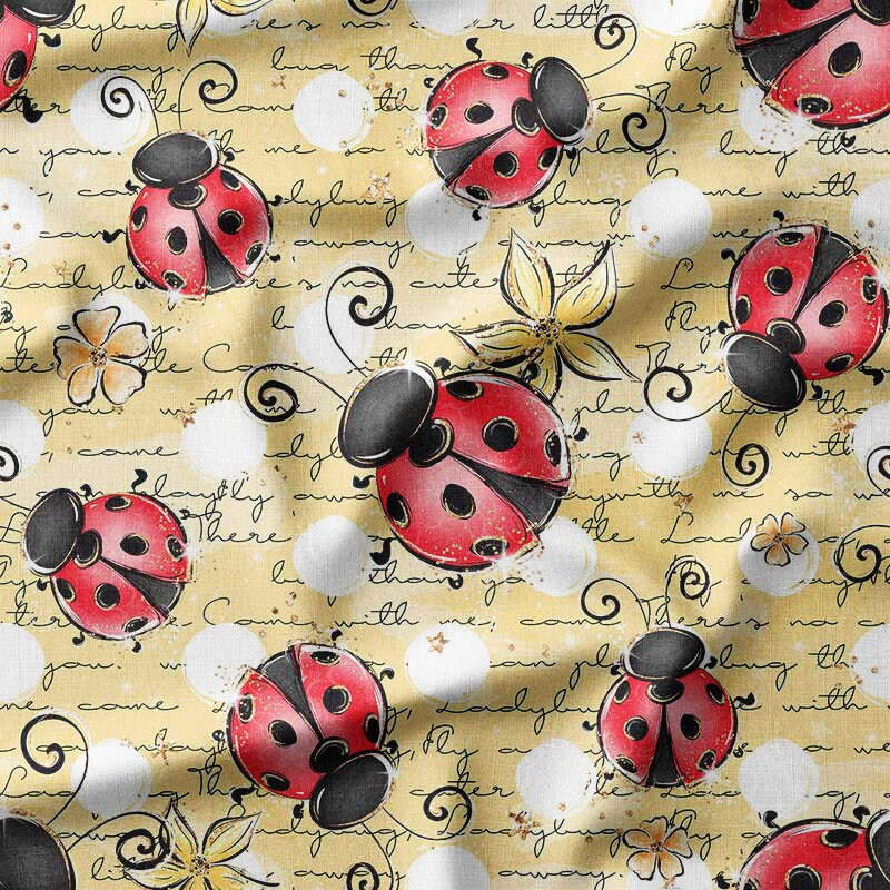 Ladybug Fabric - Etsy