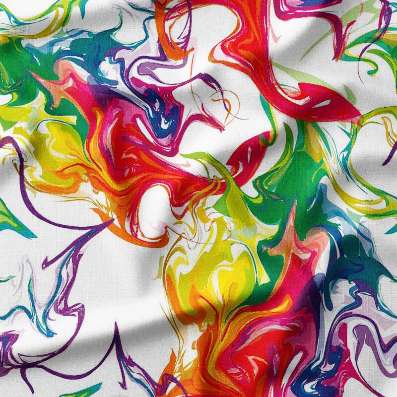 Abstract Fabric - Etsy