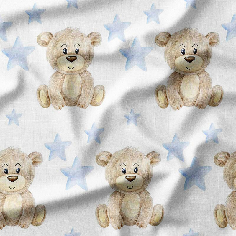 Teddy Bear Fabric - Etsy