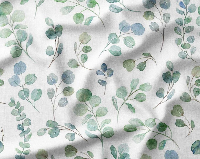 Eucalyptus Fabric Jumbo Botanical Eucalyptus Australian Native Edition ...