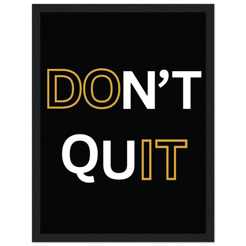 Motivational DO IT Poster Motivational Poster Motivational Quote ...