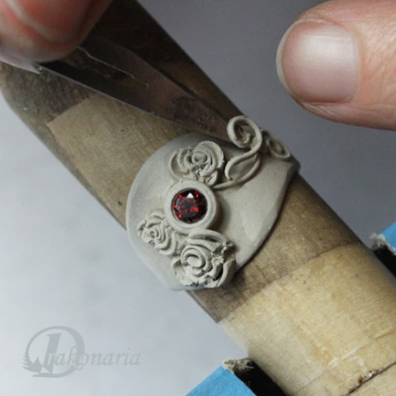 Rose Garden TUTORIAL Metal Clay Metal Clay Tutorial Ring | Etsy Australia