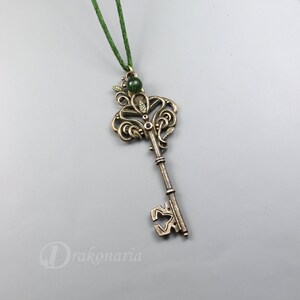 Magical Key - Serpentine Pendant, Hand Sculpted ONE OF A KIND, Bronze ...