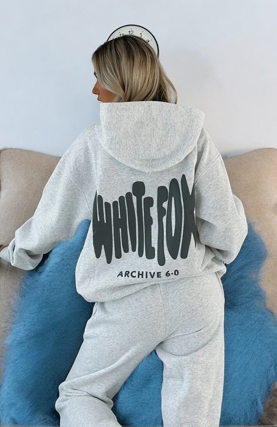 Whitefox Hoodie Cute Archive 6.0 White Fox Hoody, Oversized, Bubbly, Puffy, 3D - Etsy