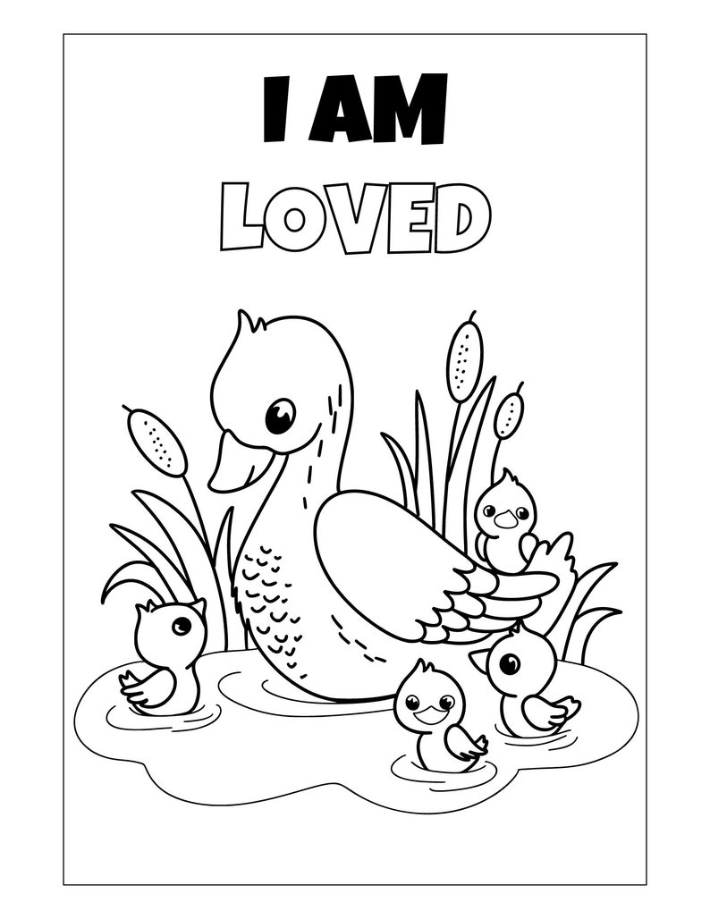 Positive Affirmation Coloring Book A-Z - Etsy