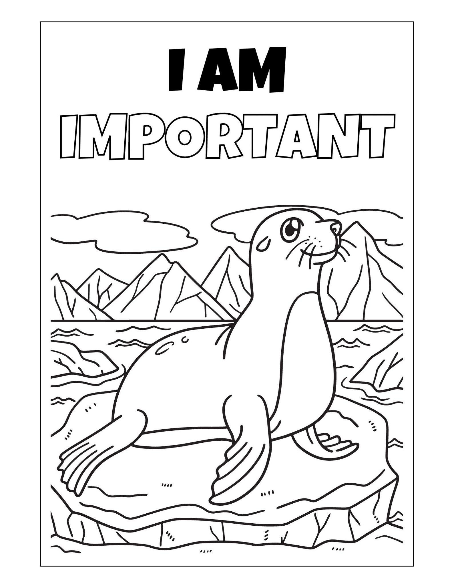 Positive Affirmation Coloring Book A-Z - Etsy