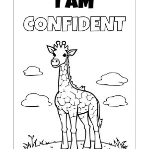 Positive Affirmation Coloring Book A-Z - Etsy