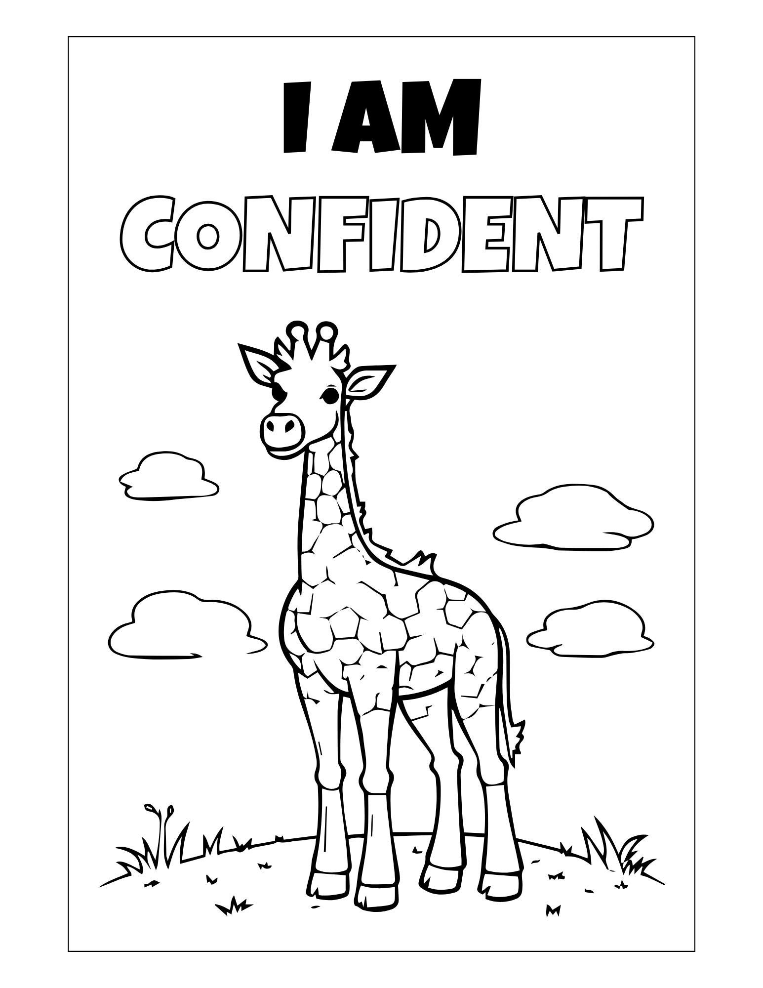 Positive Affirmation Coloring Book A-Z - Etsy