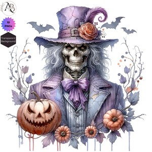Spooky Halloween Skeleton PNG 10, Scary Halloween Clipart, Skull ...