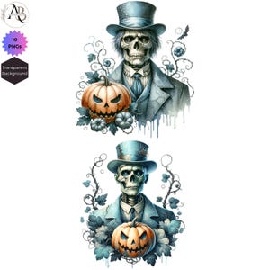 Spooky Halloween Skeleton PNG 10, Scary Halloween Clipart, Skull ...