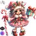 Christmas Girl Clipart: Candy Cane PNG, Journaling Ephemera ...