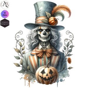 Spooky Halloween Skeleton PNG 10, Scary Halloween Clipart, Skull ...