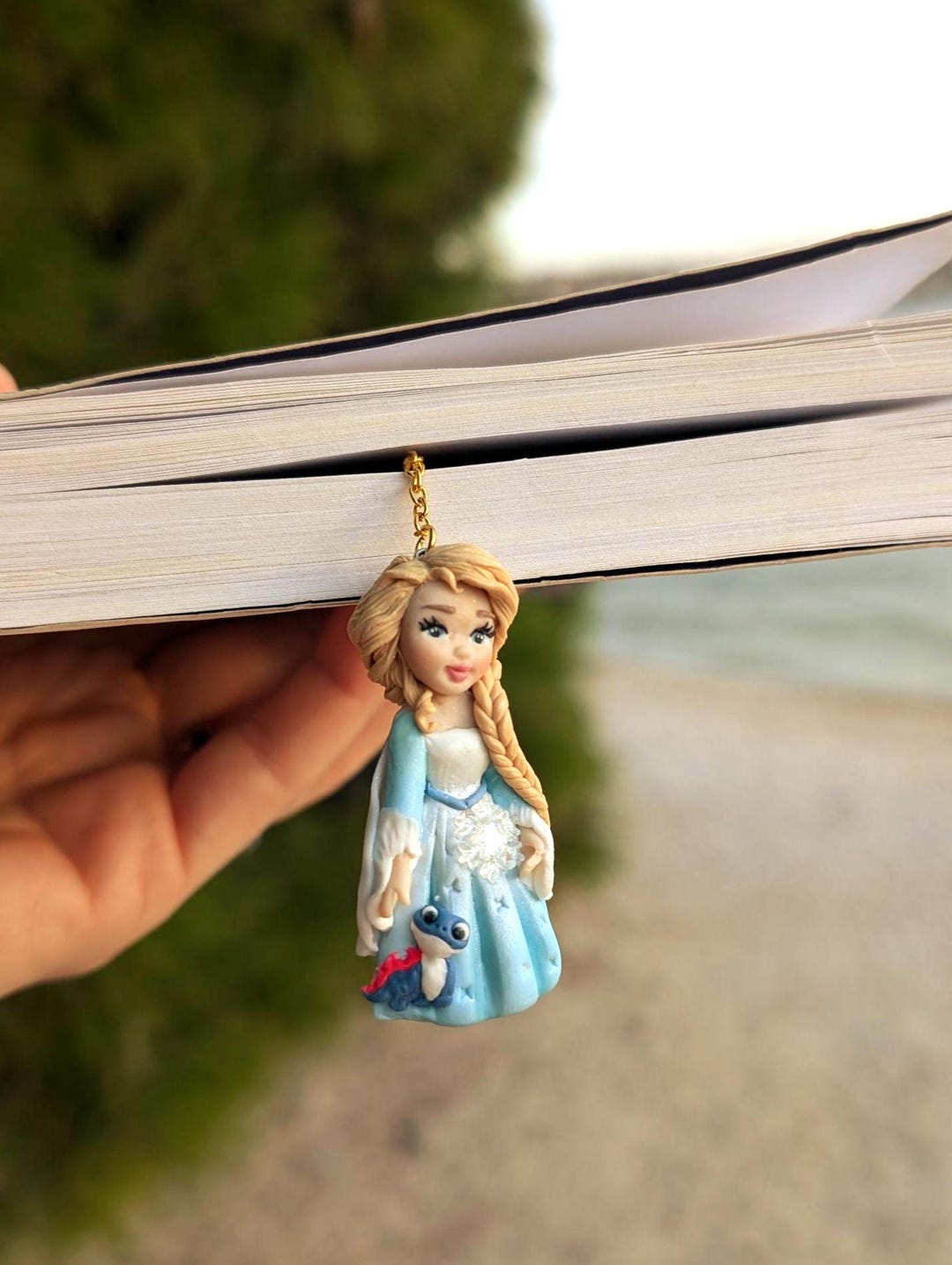 Mini Frozen Pendant, Frozen Charm, Bookmark With 3D Figure - Etsy