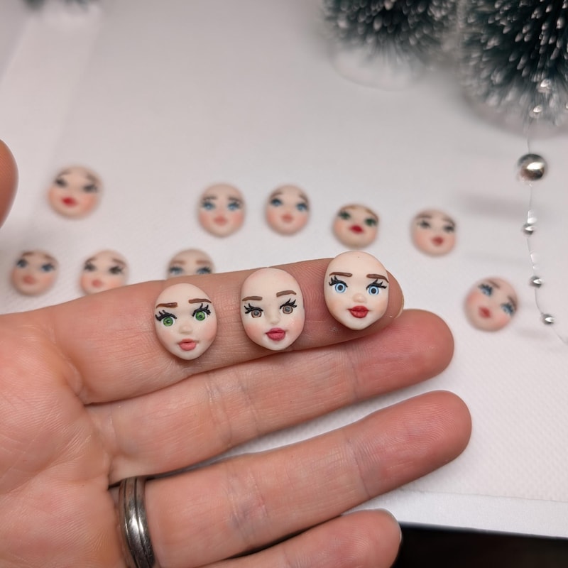 Polymer Clay Face - Etsy