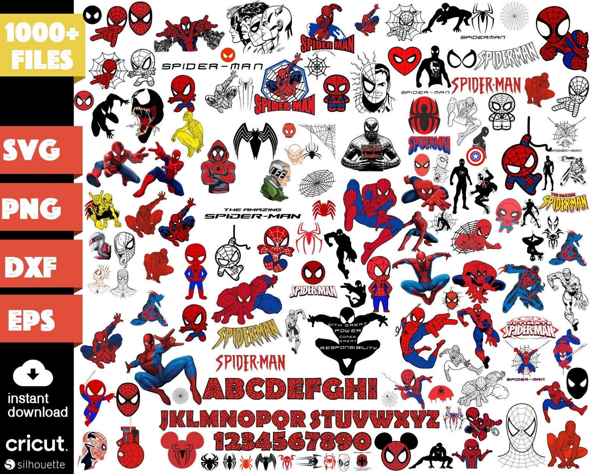 Spider Man Bundle Png Files Spiderman Png Spidey Superhero Png Avengers ...