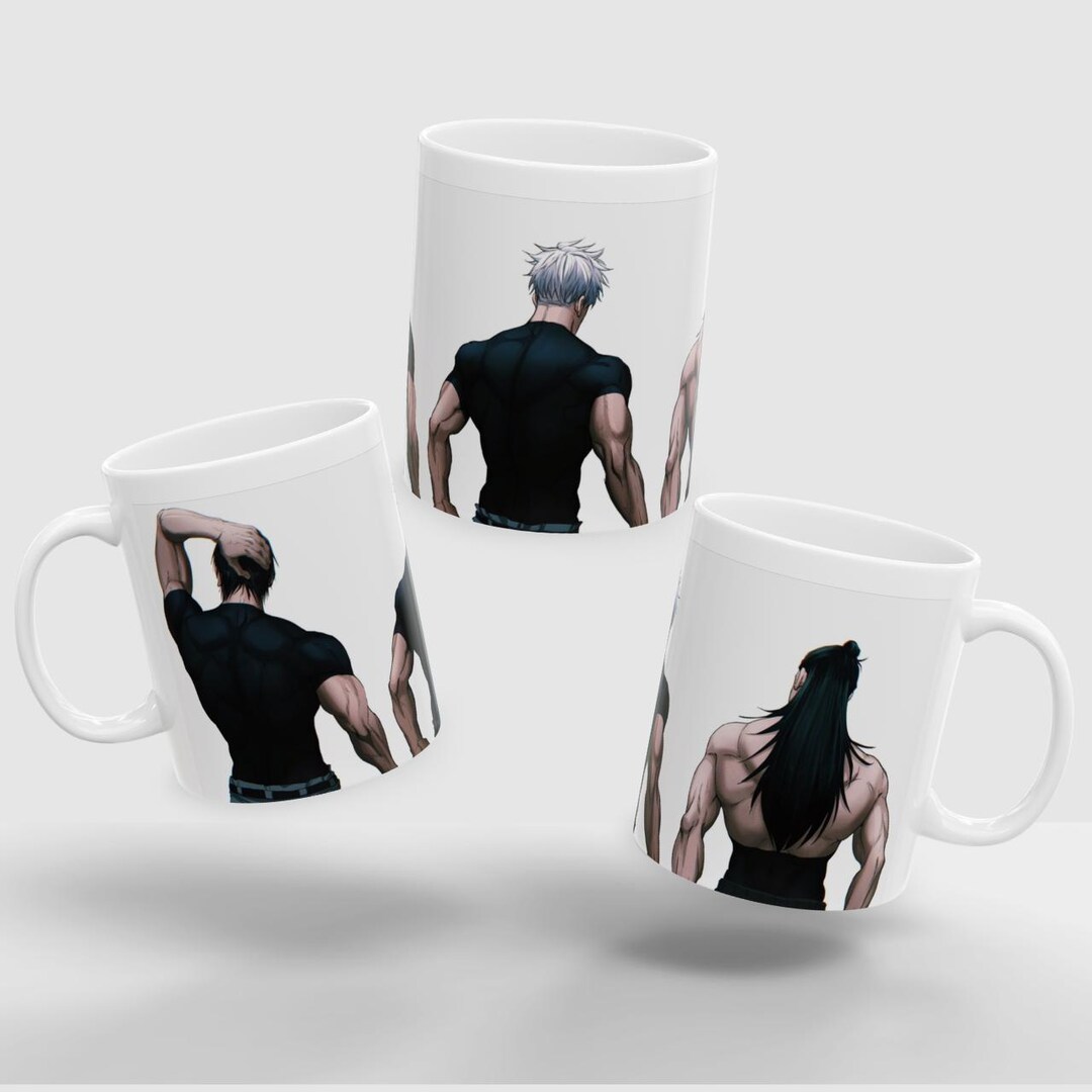 Anime-inspired Ceramic Mug, Stylish Character Designs, Anime Lover Gift ...