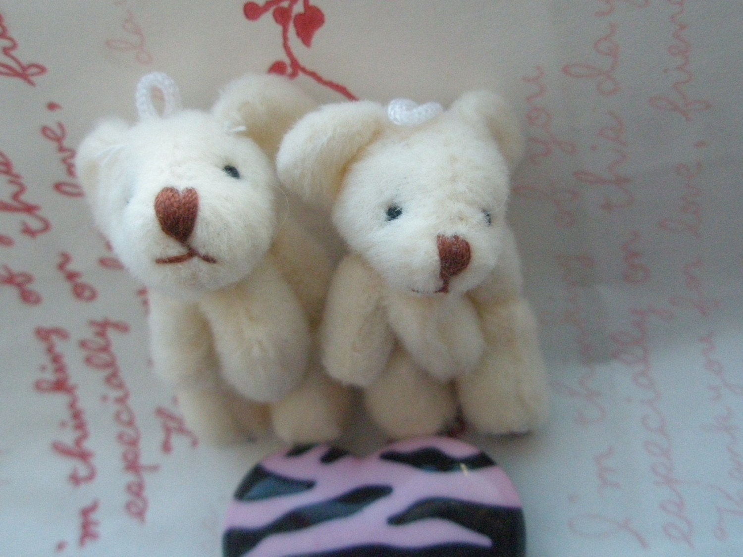 SOFT Small Teddy Bear Dolls Set 2pcs Ivory - Etsy